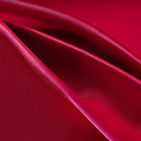 Textura De Tela De Lujo De Seda O Satén Roja Fondo Abstracto Imagen