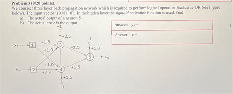 solved problem 3 8 20 ﻿points we consider three layer back