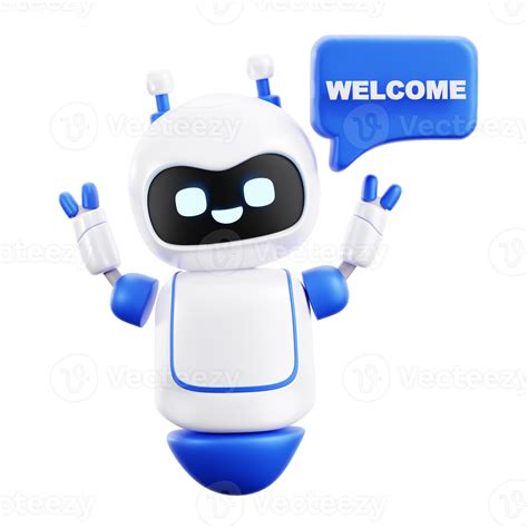 Welcome Robot 3d Element Illustration 56858047 Png