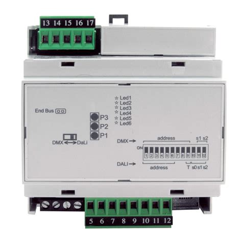 Wise DIN Rail RGBW DMX DALI Interface RGBW DMX DALI W Wireless