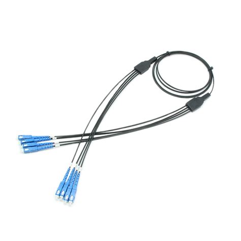 2x3mm 4cores Flat Indoor Ftth Drop Cable Patch Cord