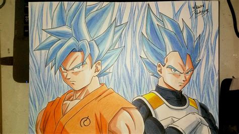 Vegeta Vs Goku Drawing Goku Vs Vegeta By Bardocksonic On Deviantart