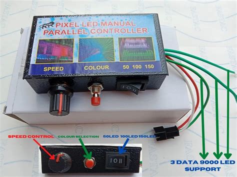 rgb dip pixel led manual parallel controller 5 v dc 220 v ac at ₹ 200
