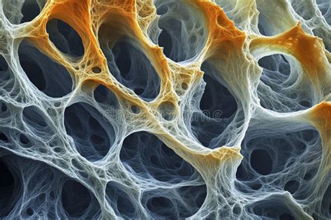 Microstructure Of Natural Materials Showcases Intricate Patterns And Textures Under High