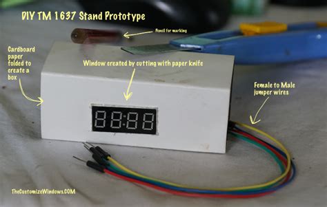 DIY Basic Stand For TM Segment LED Display Module
