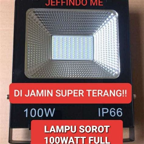 Promo Lampu Sorot Led W W Full Reflector Smd Flood Light Smd Watt Multicolor Diskon