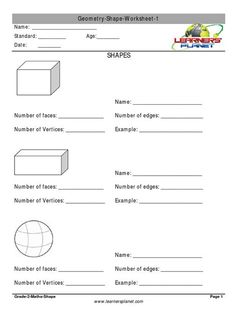 Geometry Shape Workbook 1 Pdf Vertex Geometry Elementary Geometry
