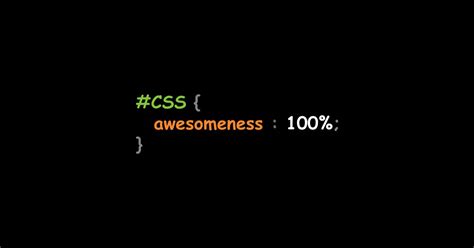 CSS Is Awesome Funny Coding Quotes Coders Sticker TeePublic