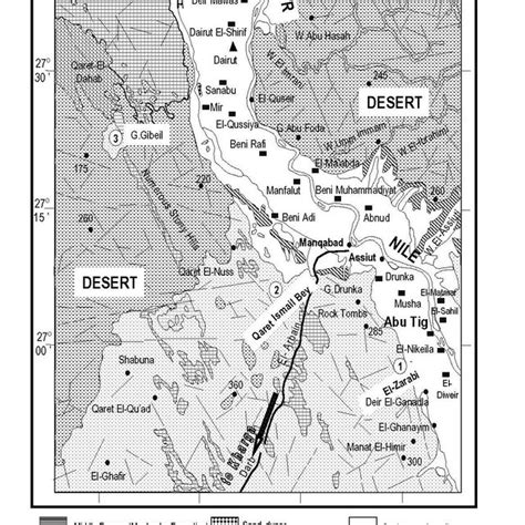 Geological Map Of The Study Area Modified After Egps And Conoco 1987