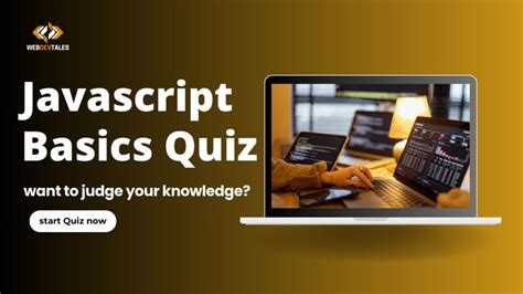 Javascript Basics Quiz Webdevtales