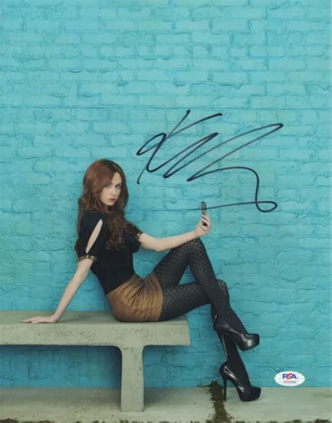 Doctor Who Karen Gillan Aka Amy Pond Signed Sexy X Photo Psa Picclick Uk