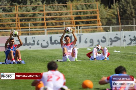 تمرین تراکتورسازی با حضور بازیکنان مصدوم گزارش تصویری