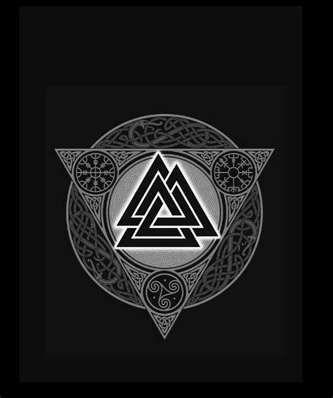 Odins Ravens Poster By Venetia Jackson Displate Artofit