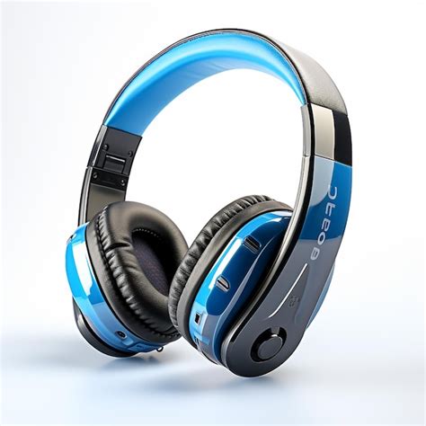 Premium AI Image Bluetooth Headset Isolated On White Background