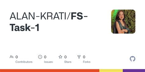 Github Alan Kratifs Task 1 Github Alan Kratifs Task 1