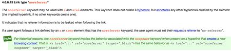 Target Blank Rel Noreferrer Implies Noopener Issue 2022 Jsx
