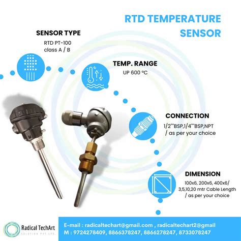 PT RTD Sensor Wire To Deg C At Piece In Gandhinagar ID