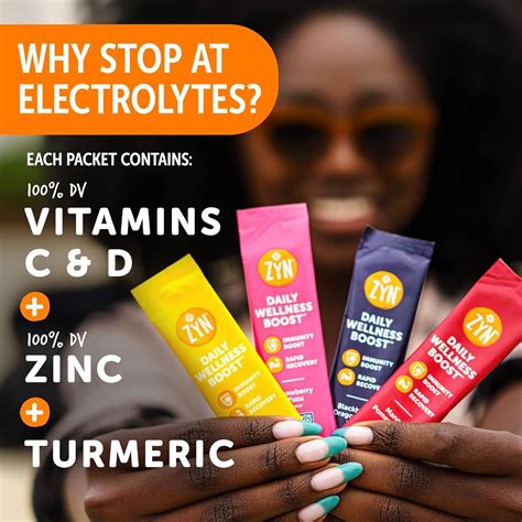 Zyn Electrolytes Powder Hydration Packets With India Ubuy