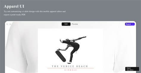 Showcase Github Codesandbox