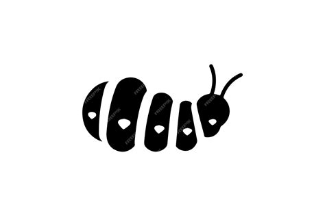 Premium Vector Asp Caterpillar Icon
