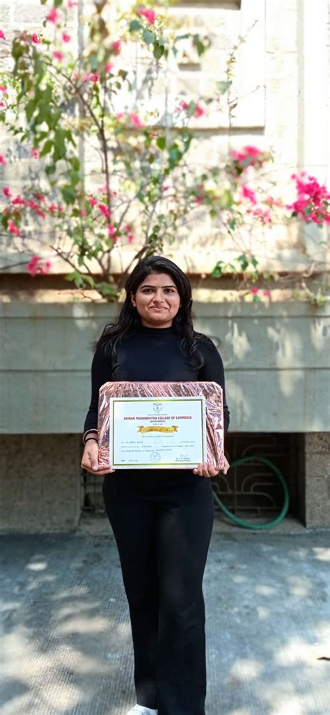 Neha Borse On Linkedin Commerce Pune Achievement Degree Score