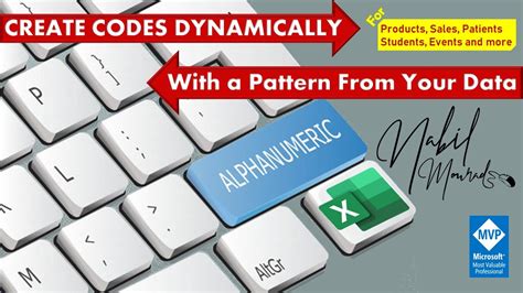 Generate Codes Dynamically With A Pattern From Your Data