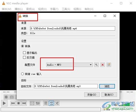 VLC播放器如何将视频转换为音频 电脑版VLC播放器将视频转换为音频的方法 极光下载站