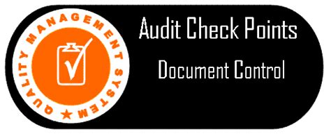 Document Control Audit Points