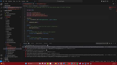 Cannot Open Source File And Include Path Errors Ask Gamedevtv