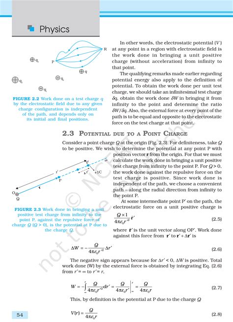 Ncert Book Class 12 Physics Chapter 2 Electrostatic Potential And Capacitance