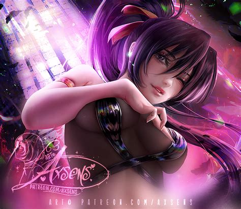 Naughty Akeno Himejima By Axsens On Deviantart