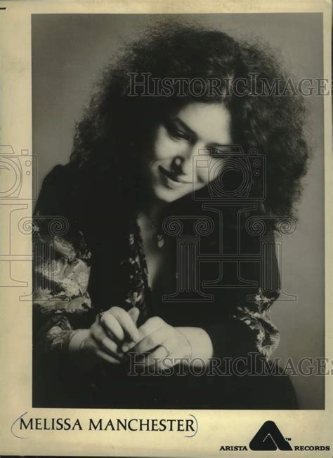 1976 Melissa Manchester Singer From The United States Historic Images