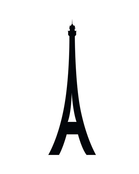 Eiffel Tower Icon 21387316 Vector Art At Vecteezy