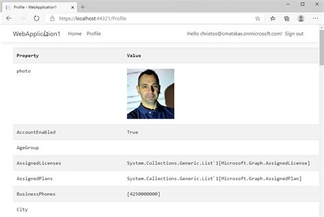 Call MS Graph APIs From ASP NET Core