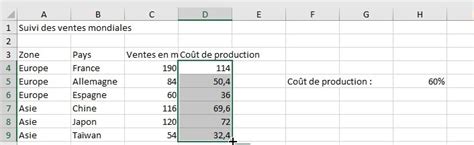 Apprendre à Utiliser Excel Pour Les Débutants Saisir Des Données Dans Excel Textes Nombres