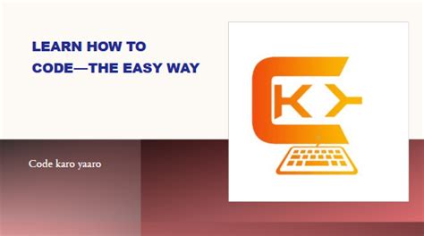 Learn To Code — The Easy Way Learning Programming Can Be A Fun And