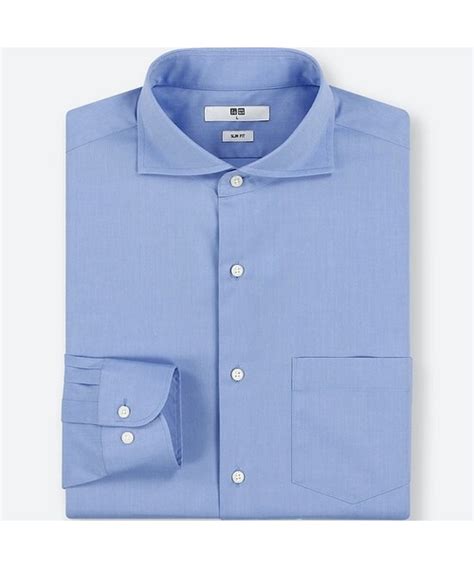 Uniqlo（ユニクロ）の「ファインクロスストレッチスリムフィットブロードシャツ（カッタウェイ・長袖）（シャツブラウス）」 Wear