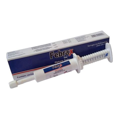 Febrax Gel Oral 10 Ml Lema Kajavet Farmácia Veterinária