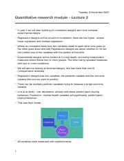 Quantitative Research Module Lecture Pdf Quantitative Research Module Lecture In