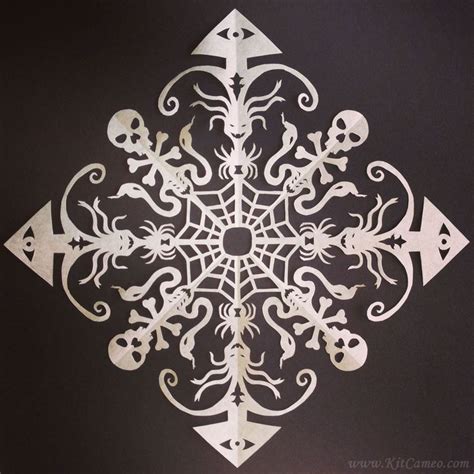 Halloween Snowflake Patterns
