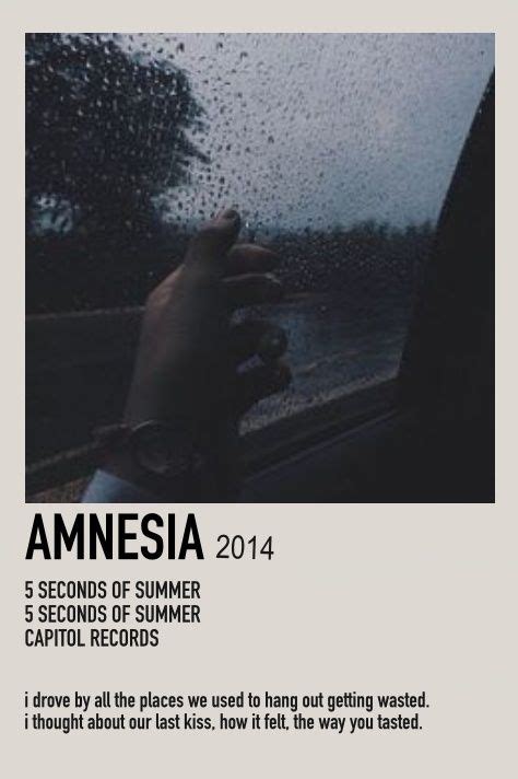 5sos Lie To Me Minimalist Poster Artofit