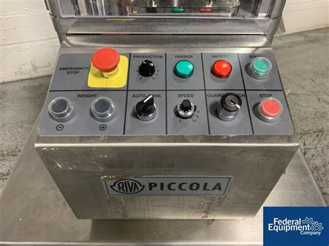 Riva Piccola Tablet Press Model B10 Federal Equipment Company