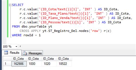 SQL Server Select In XML Field Database Administrators Stack Exchange