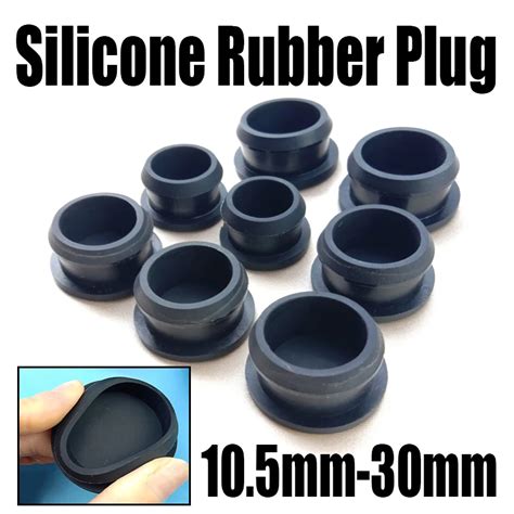 1 5pc 105mm 30mm Black Silicone Rubber Cap Hole Plug Cover Rubber