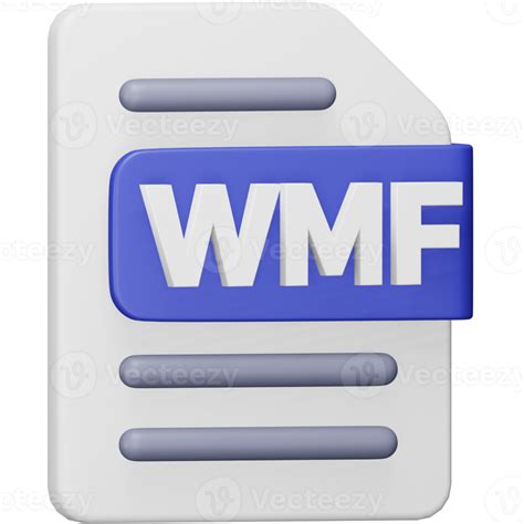 Wmf File Format 3d Rendering Isometric Icon 15081233 Png