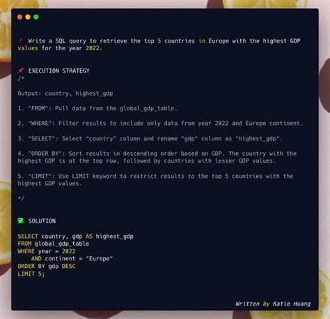 Dataanalytics Sql Katie Huang Fcca
