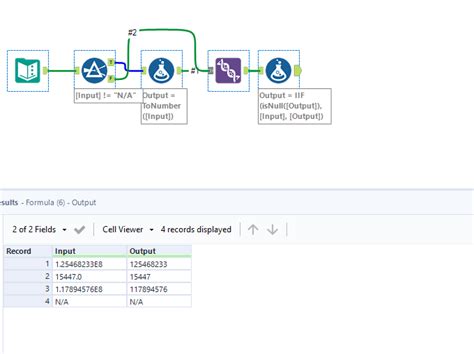 Solved How To Format A Column Into Numbers But Ignore An Alteryx
