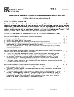 An IRB Number Will Be Assigned To Your Protocol For Tracking Purposes When It Is Received In