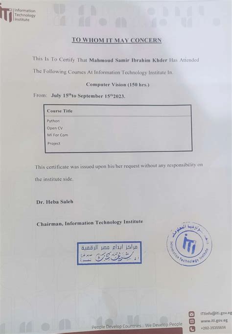 Im Excited To Share That I Have Successfully Finished A Computer Vision Course At The