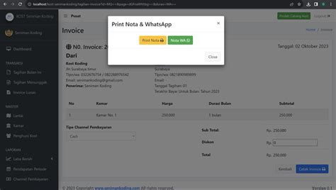 Kost Seniman Koding Multi Cabang
